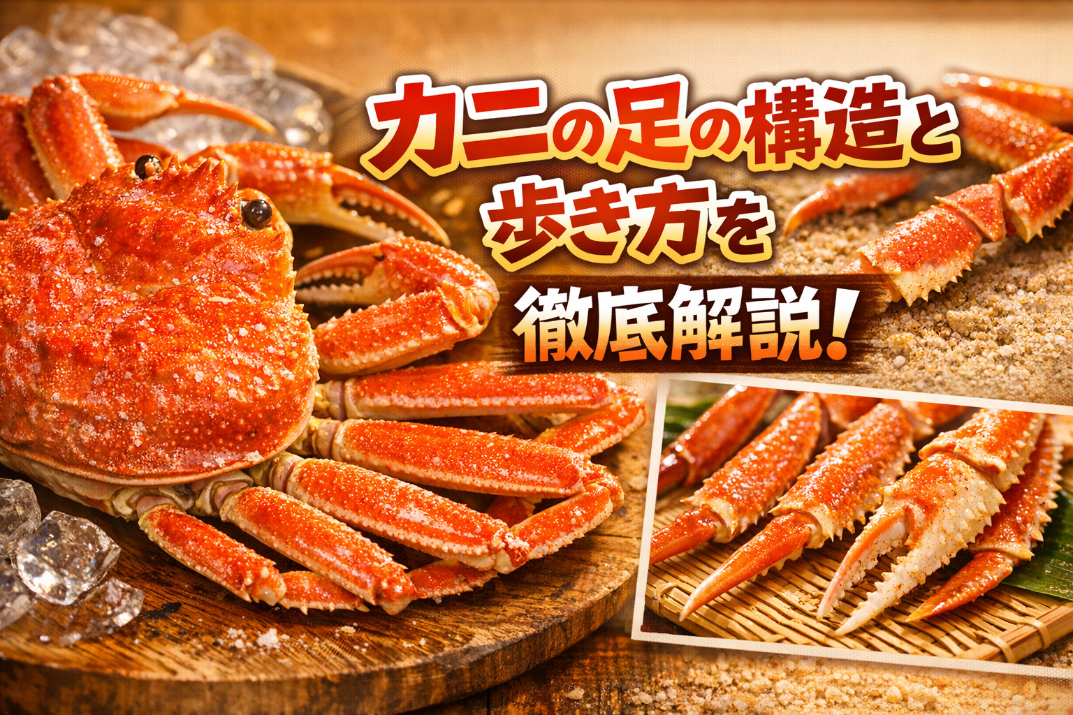 カニの足の構造と歩き方を徹底解説 かにくる【蟹の通販おすすめ・比較・ランキングなら】 8291